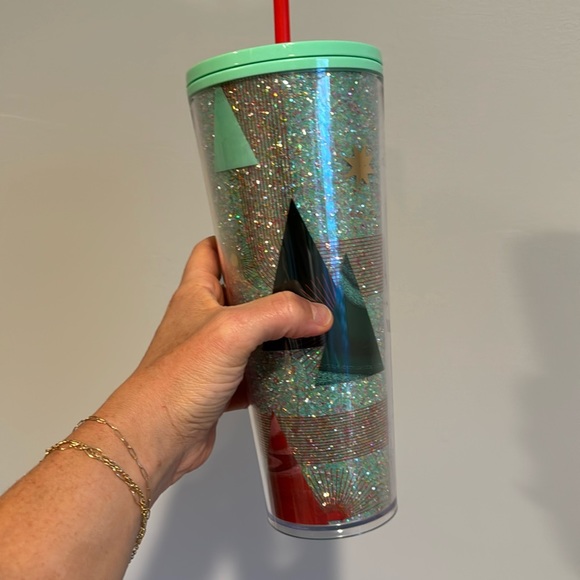 Starbucks | Dining | New Starbucks Holiday Tree Tumber Twist Top Lid ...
